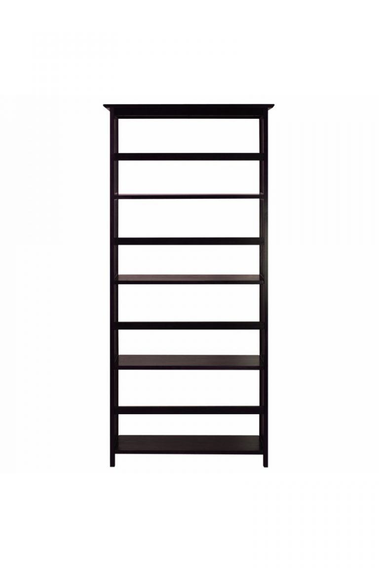 Mission Style 5-Shelf Bookcase - Casual Home