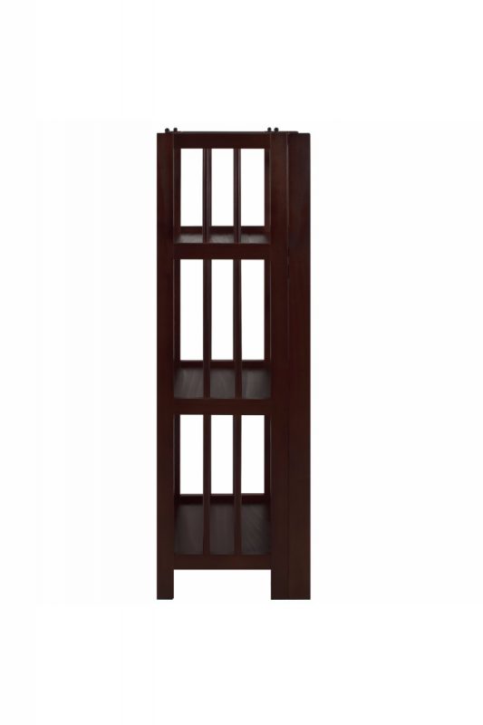 3-Shelf Folding Bookcase (14″ Wide) - Casual Home