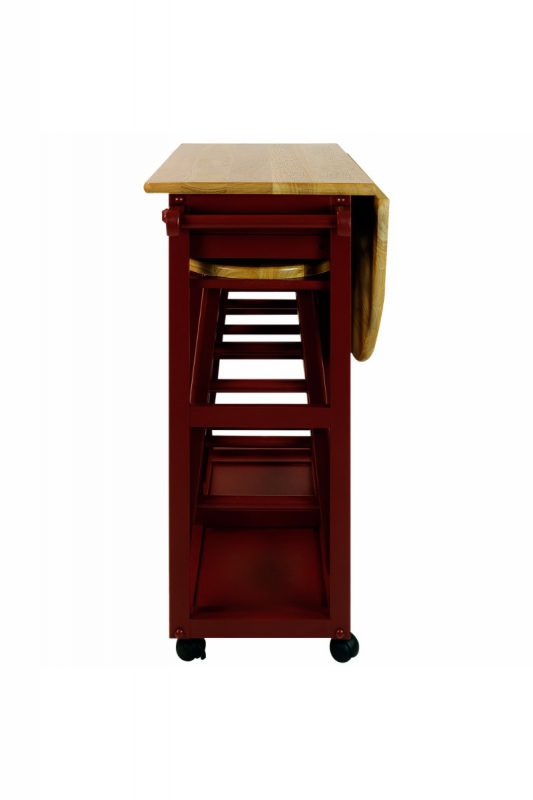 Breakfast Cart with Drop-Leaf Table - Casual Home