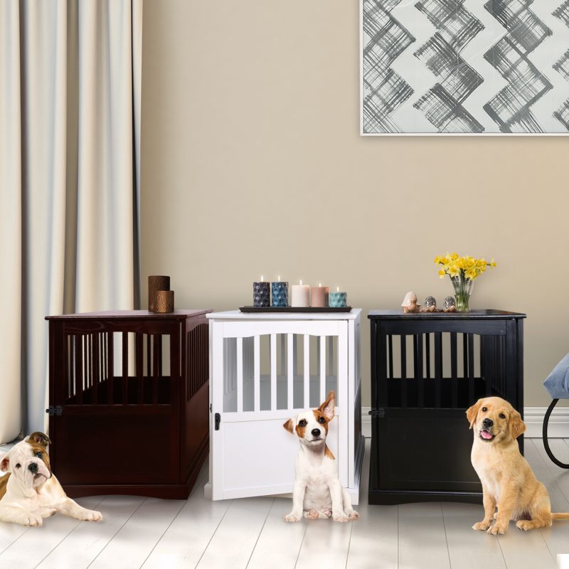 Pet Crate End Table – Multiple Color Options - Casual Home