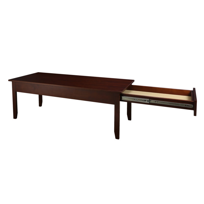 Monroe Coffee Table with Concealed Side Drawer - Casual Home