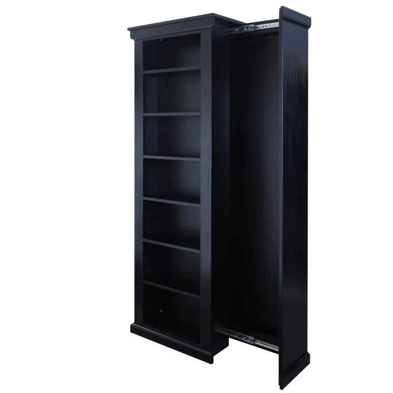 Roosevelt 24″ Bookcase with Concealed Compartment - Casual Home