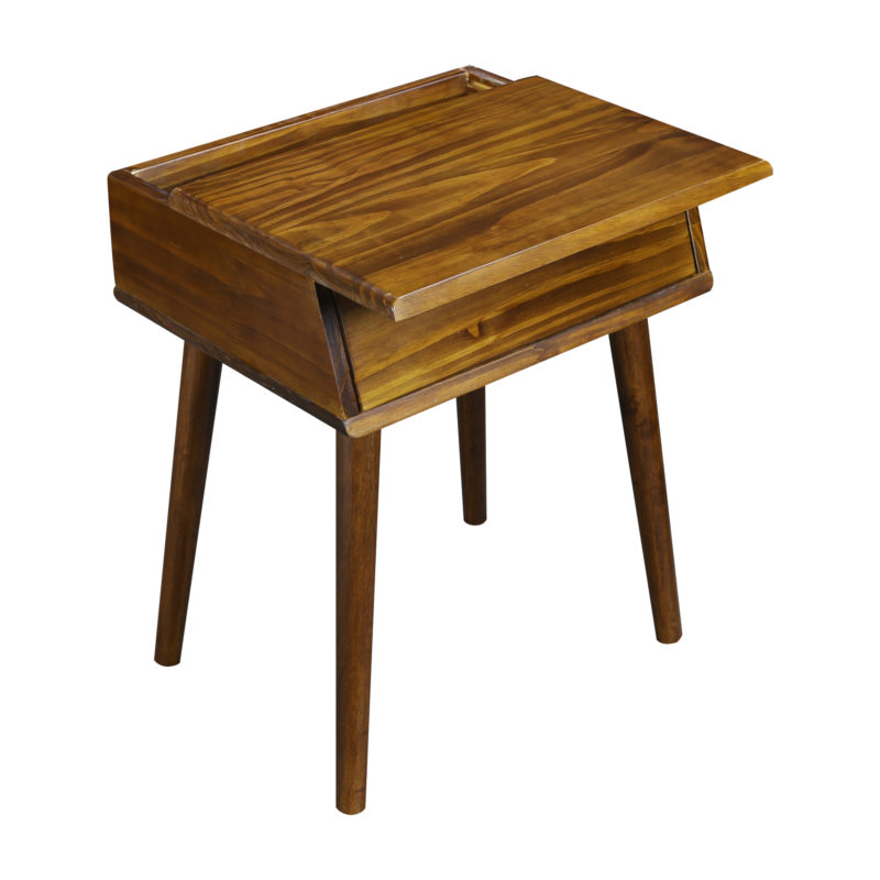 Washington Nightstand with Concealed Compartment - Casual Home