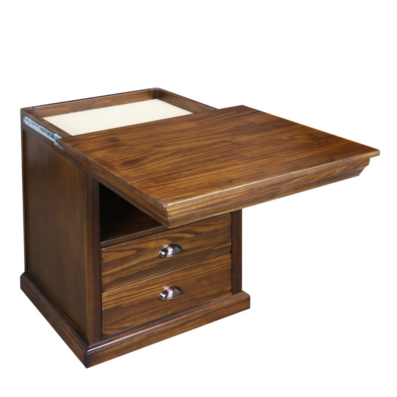 Lincoln Nightstand with Concealed Compartment - Casual Home