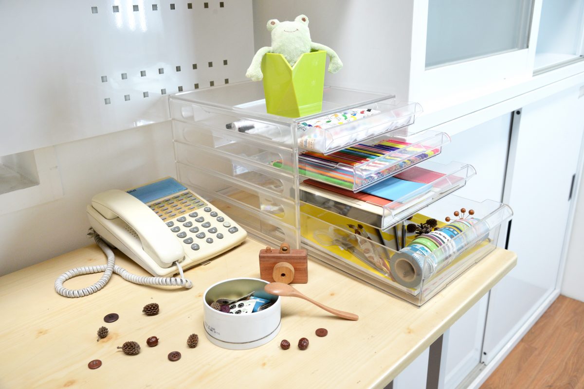 Livinbox L&S Office Stackable Desktop Storage Organizer, BPA Free ...