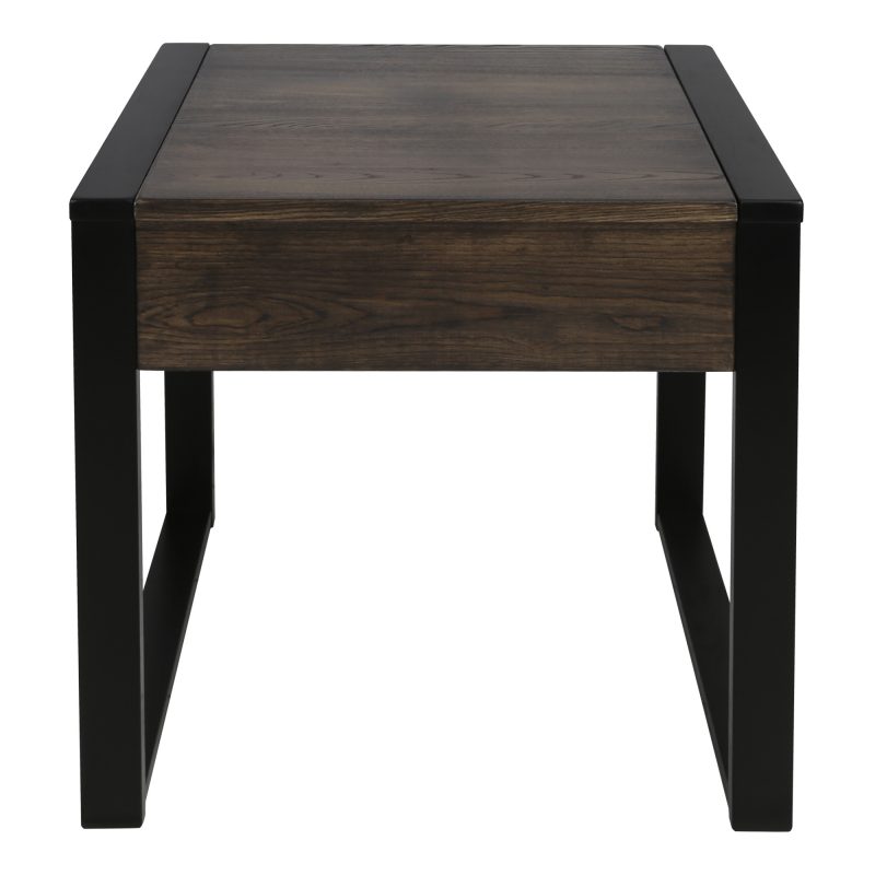 Austin End Table with Solid American Oak - Casual Home