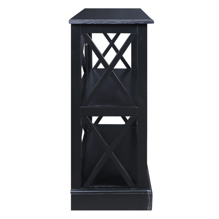 Jackson 3-Shelf Bookcase with Concealed Drawer, Concealment Furniture ...