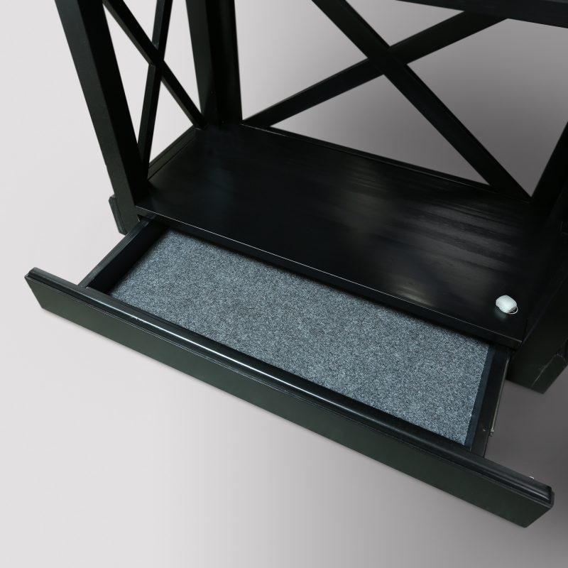 Jackson 3-Shelf Bookcase with Concealed Drawer, Concealment Furniture ...