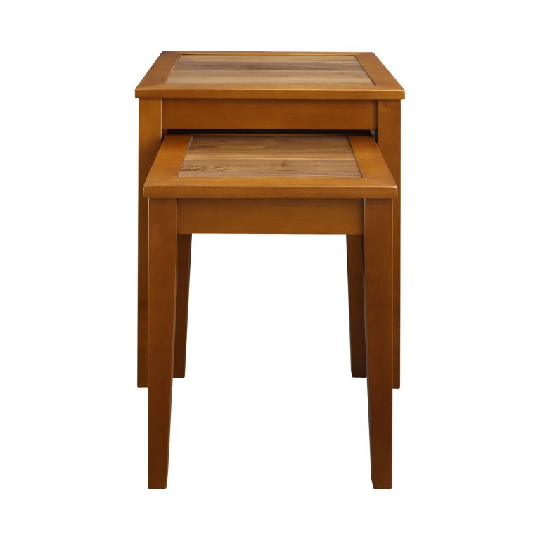 Lincoln Nesting End Tables with Concealed Compartment, Solid American ...