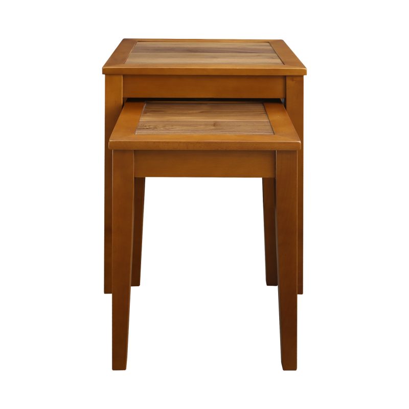 Lincoln Nesting End Tables with Concealed Compartment, Solid American ...