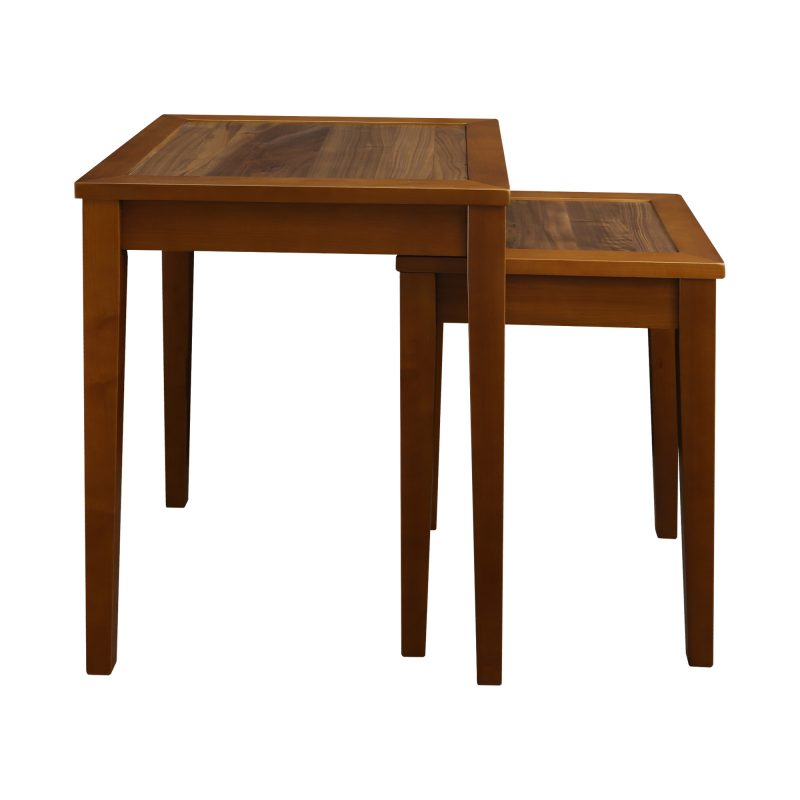 Lincoln Nesting End Tables with Concealed Compartment, Solid American ...