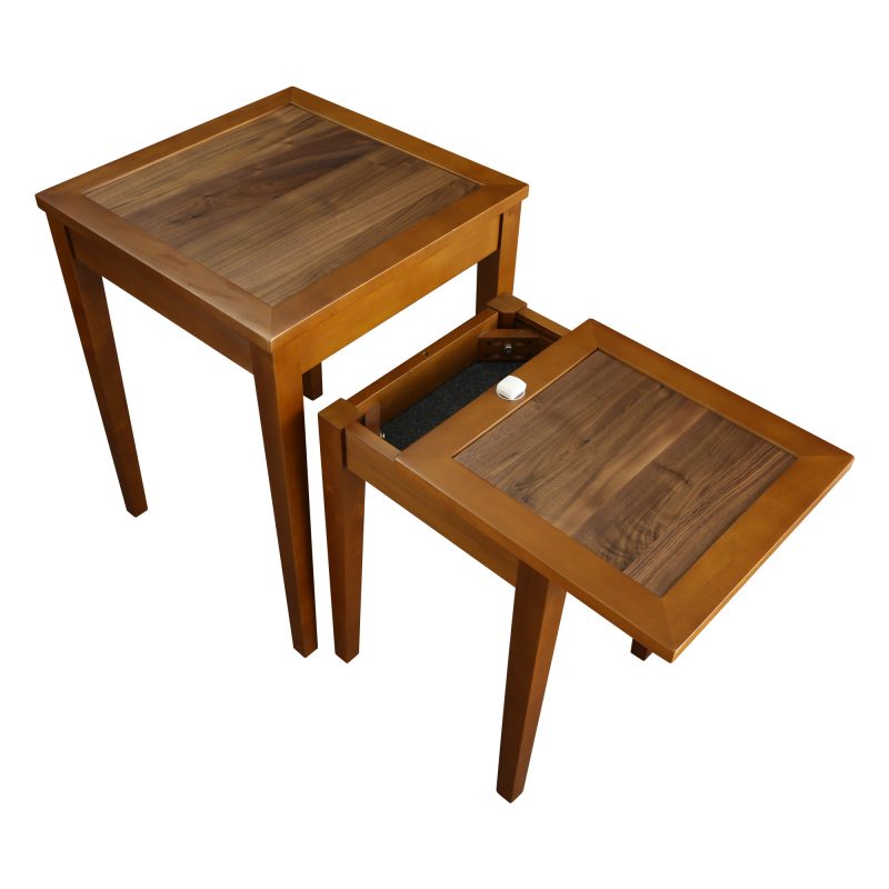Lincoln Nesting End Tables with Concealed Compartment, Solid American ...