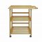 Trek Folding Kitchen Cart – Natural - Casual Home